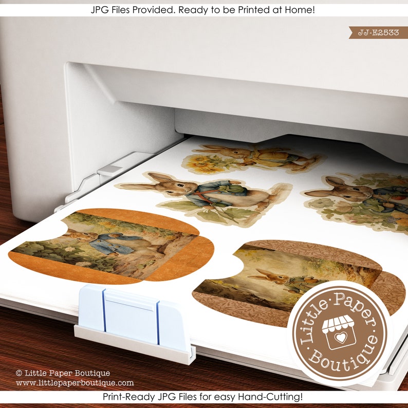 Peter Rabbit by Beatrix Potter Digital Junk Journal Kit (FULL KIT) With ...