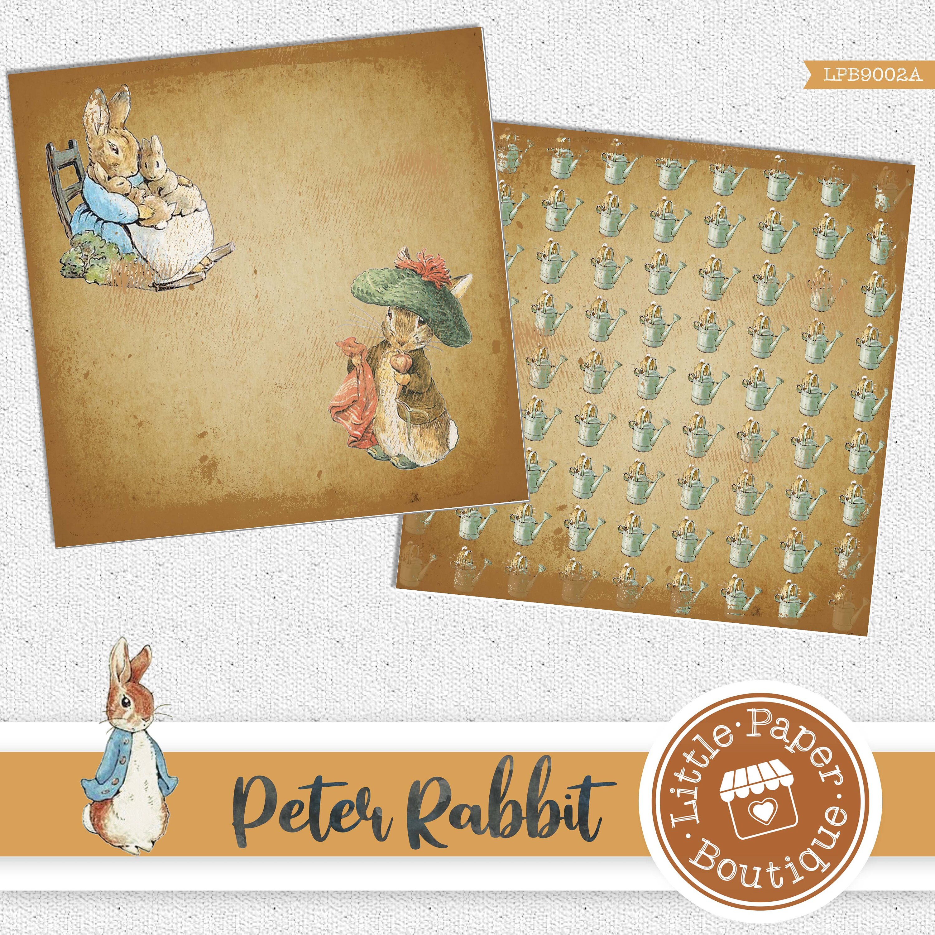 Peter Rabbit Paper Pack Beatrix Potter Digital Paper - Etsy
