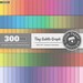 Grid Digital Paper Pack. Rainbow Hand Drawn Graph Backgrounds ...
