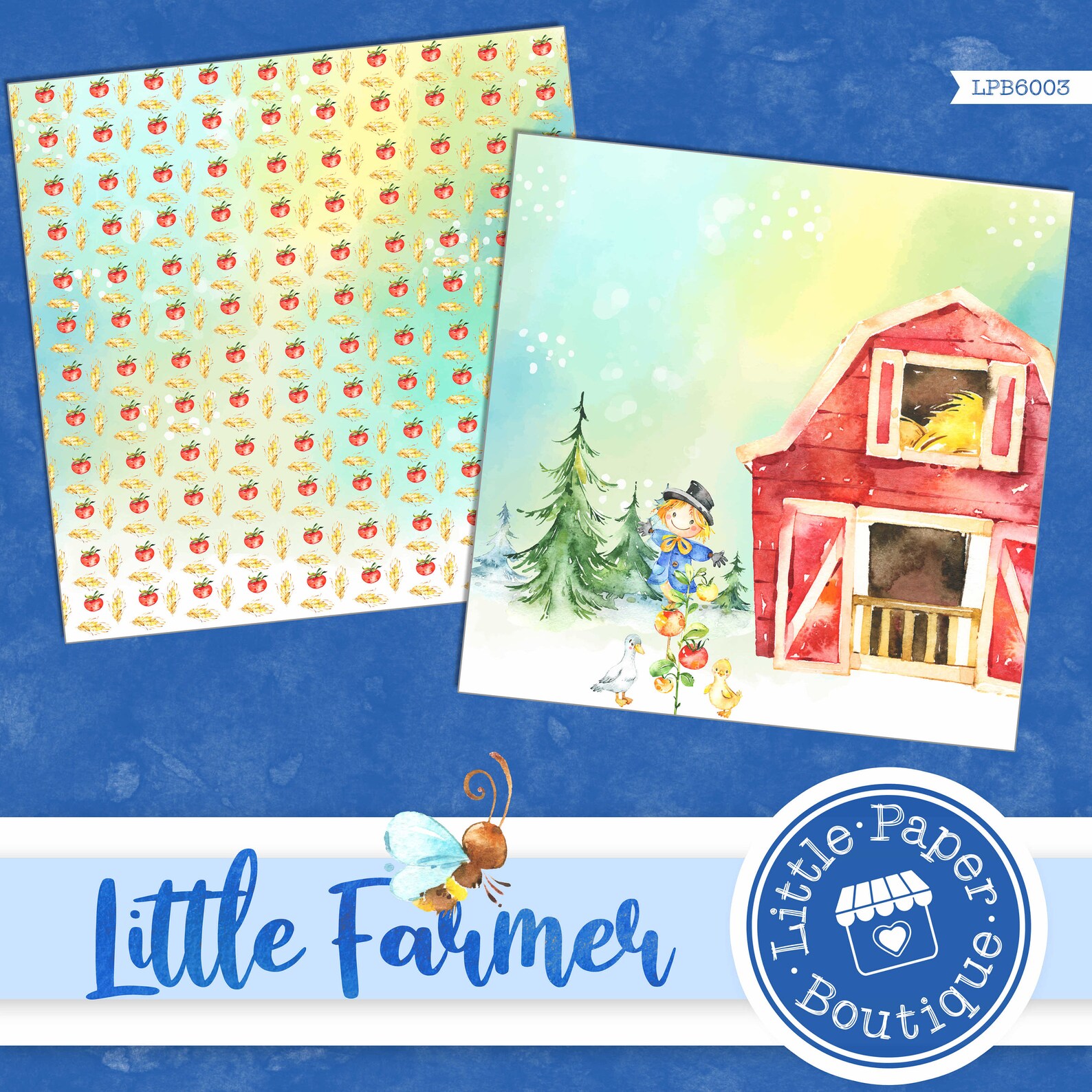 Digital Scrapbook Paper on the Farm Farm Digital Paper Farm - Etsy