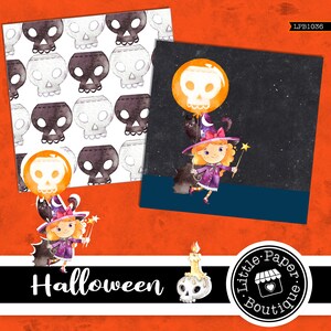 Halloween Background,bat Digital Paper,skull Digital Paper,gothic ...
