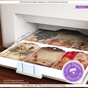 The Wizarding World Magical Digital Gift Tags Printable, Vintage ...