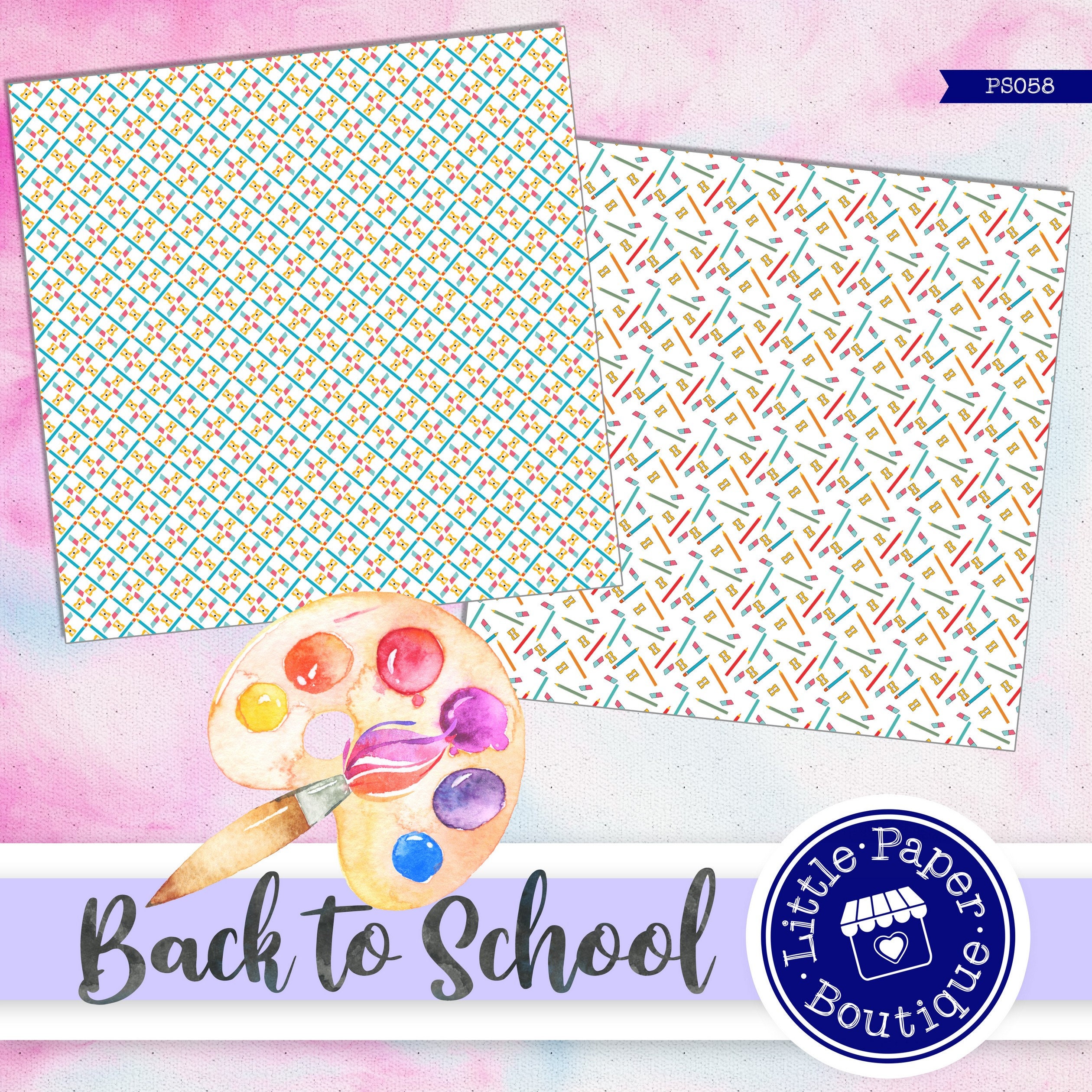 School Rules Paper Pack Back to School Digital Paper Teacher - Etsy