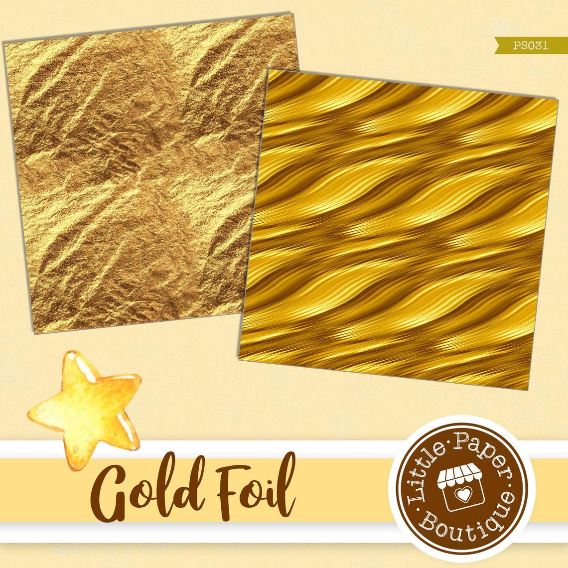 Gold Digital Paper Gold Foil Paper Backgrounds Set of 12 Jpgs - Etsy