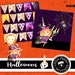 Halloween Background,bat Digital Paper,skull Digital Paper,gothic ...