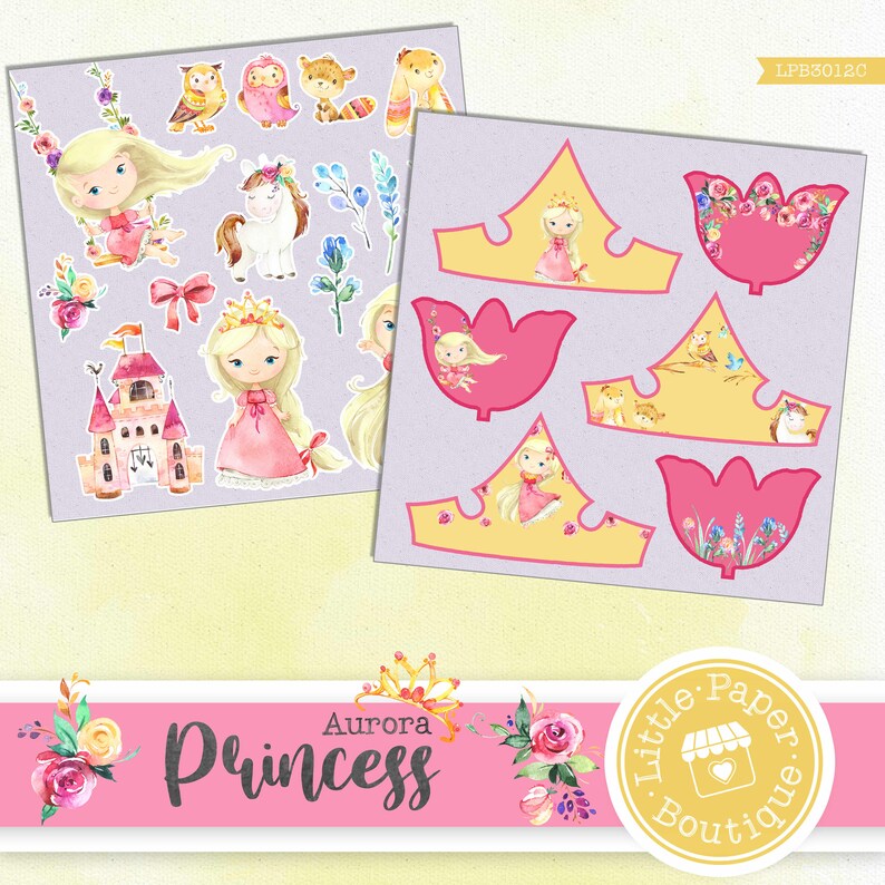 Princess Pink. Sleeping Beauty Fairytale Royal Girl Lady | Etsy