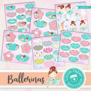 Ballerina Tutu Paper, Digital Ballerina Paper, Ballerina Dancing ...