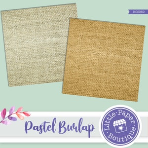 Pastel Burlap Digital Paper, Fabric, Soft Colors Linen Patterns Pastel ...