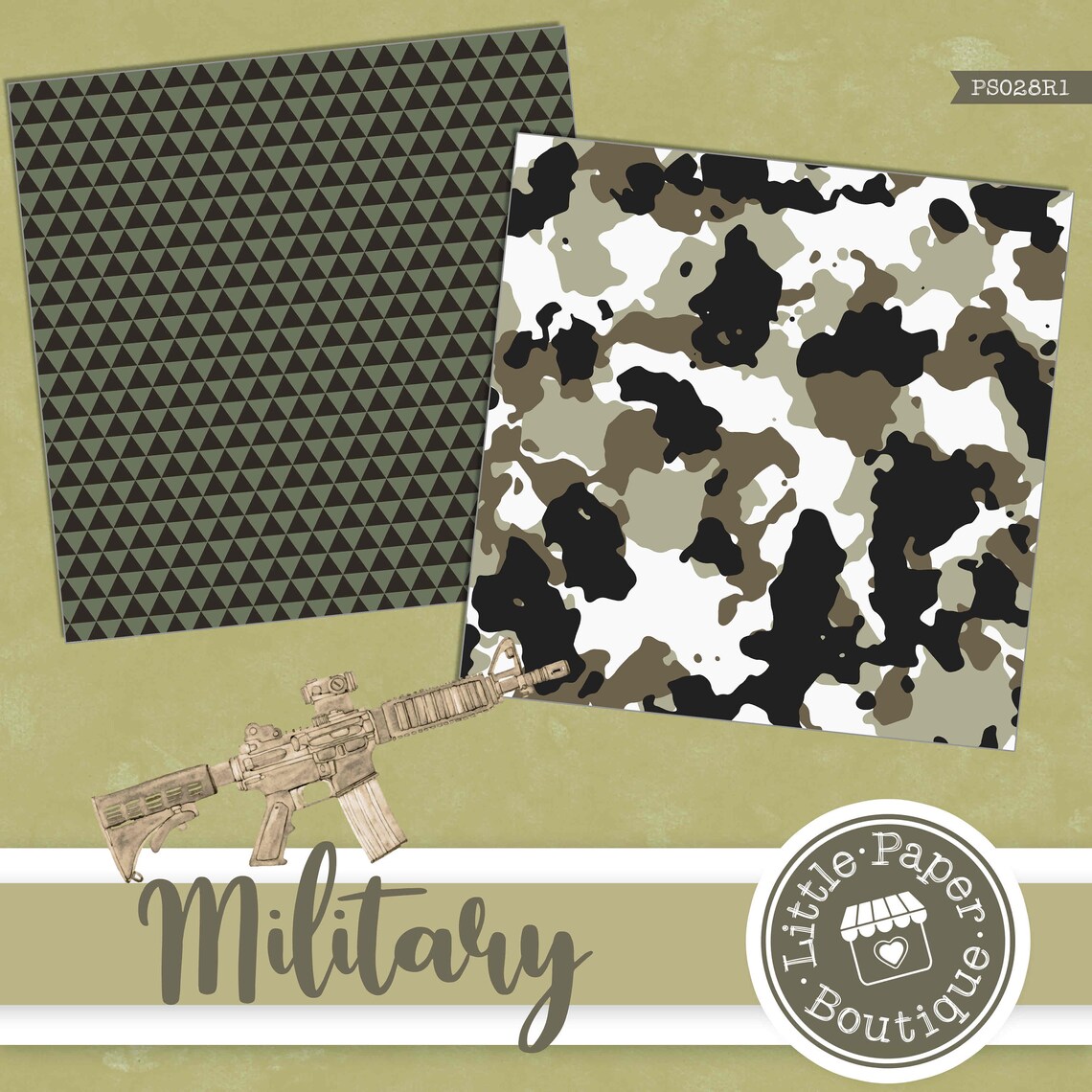 US Army Digital Paper Army Theme Scrapbook Military - Etsy