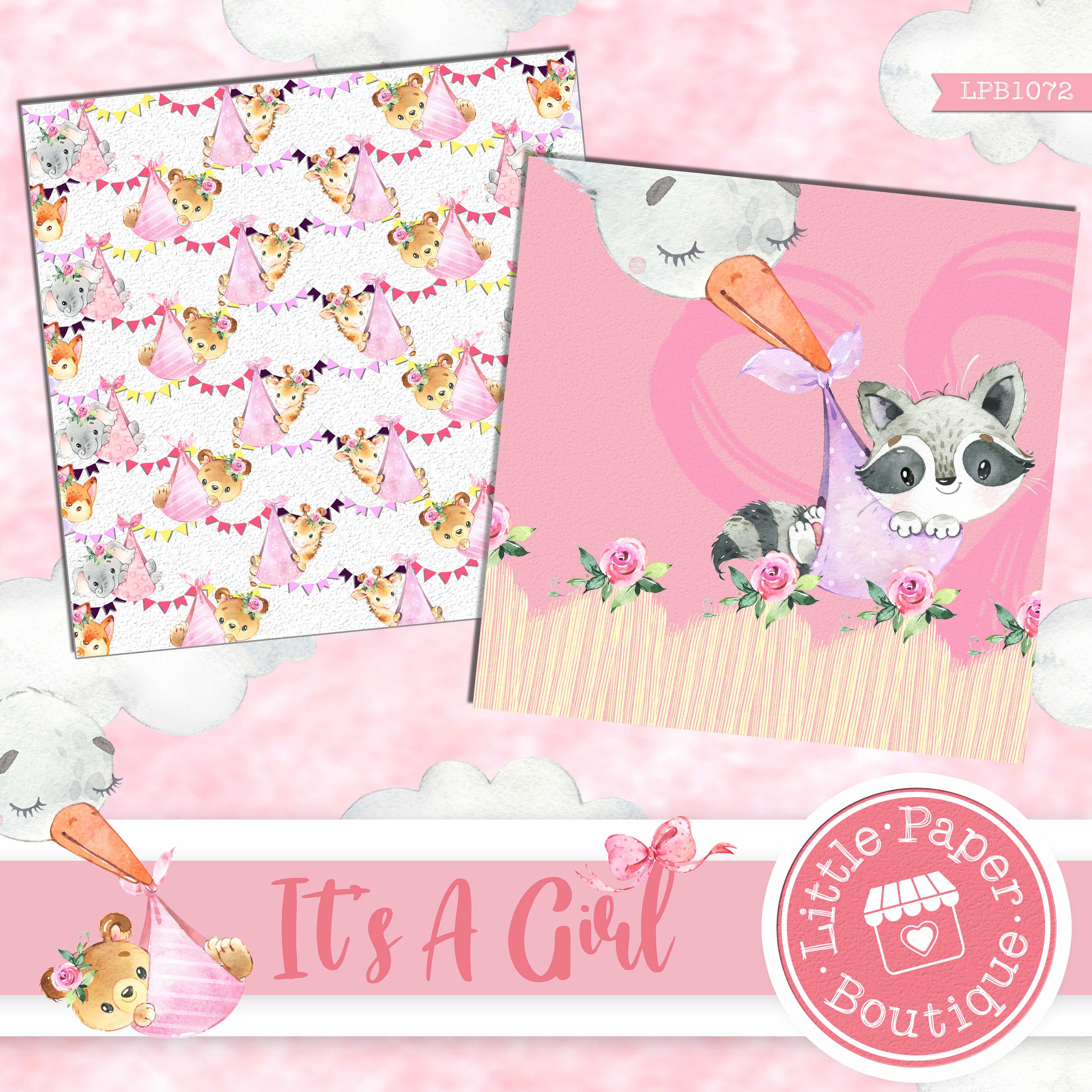 Nursery Digital Papers Baby Papers Newborn Papers Nursery | Etsy