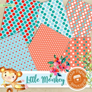 SEAMLESS A4 Letter Blue and Dark Brown Digital Scrapbooking Papers With ...