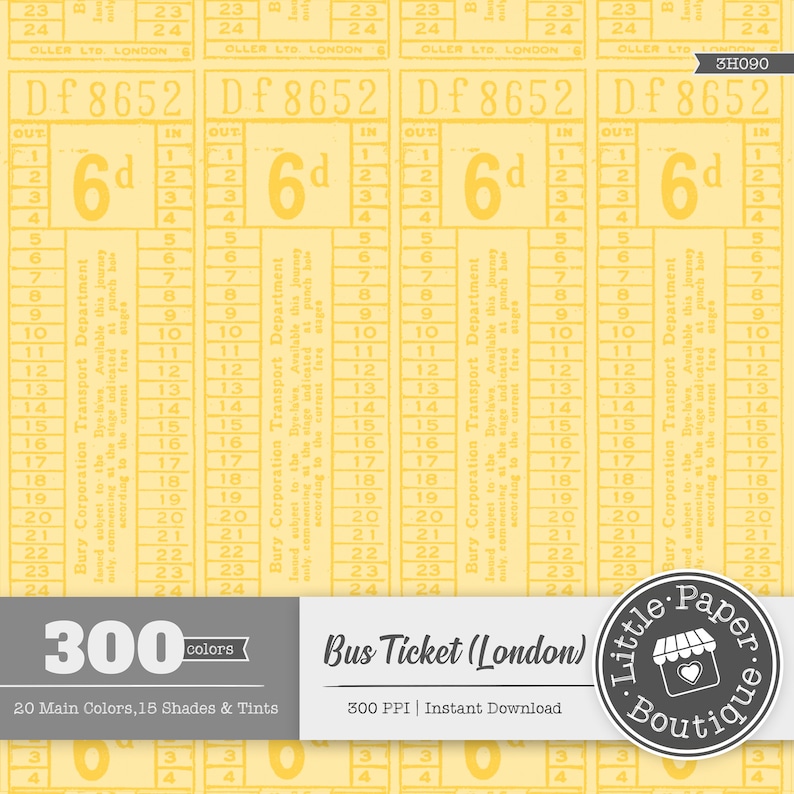 300 Bus Ticket Printable Ticket Rainbow Coupon Kids Activity | Etsy