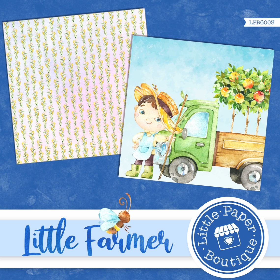 Digital Scrapbook Paper on the Farm Farm Digital Paper Farm - Etsy