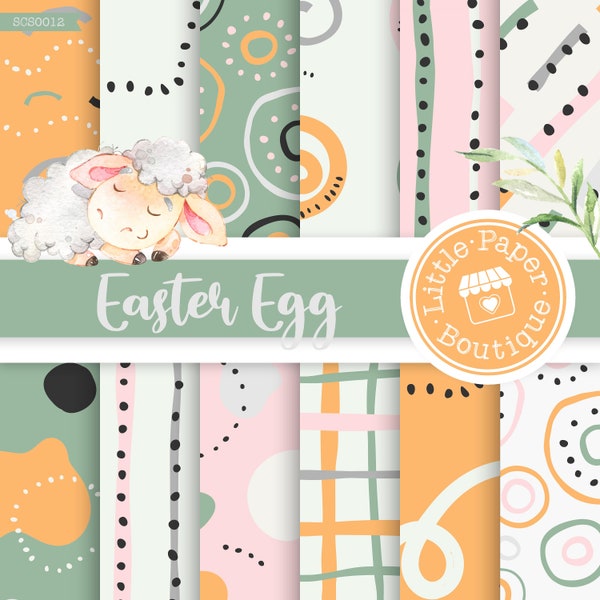 Easter Digital Paper - Etsy Canada