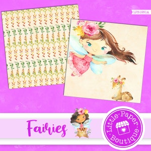Baby Girl Digital Paper, Fairy Digital Paper,fairy Paper Pack,digital ...