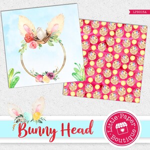 Easter Digital Paper Bunny Pattern Carrot Background Chick Easter ...