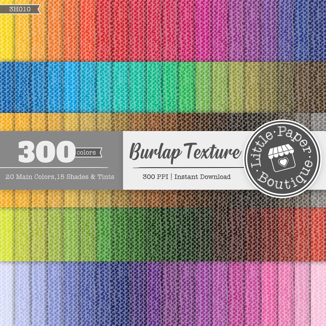 100 Burlap Texture Digital Papers, Commercial Use Instant Download ...