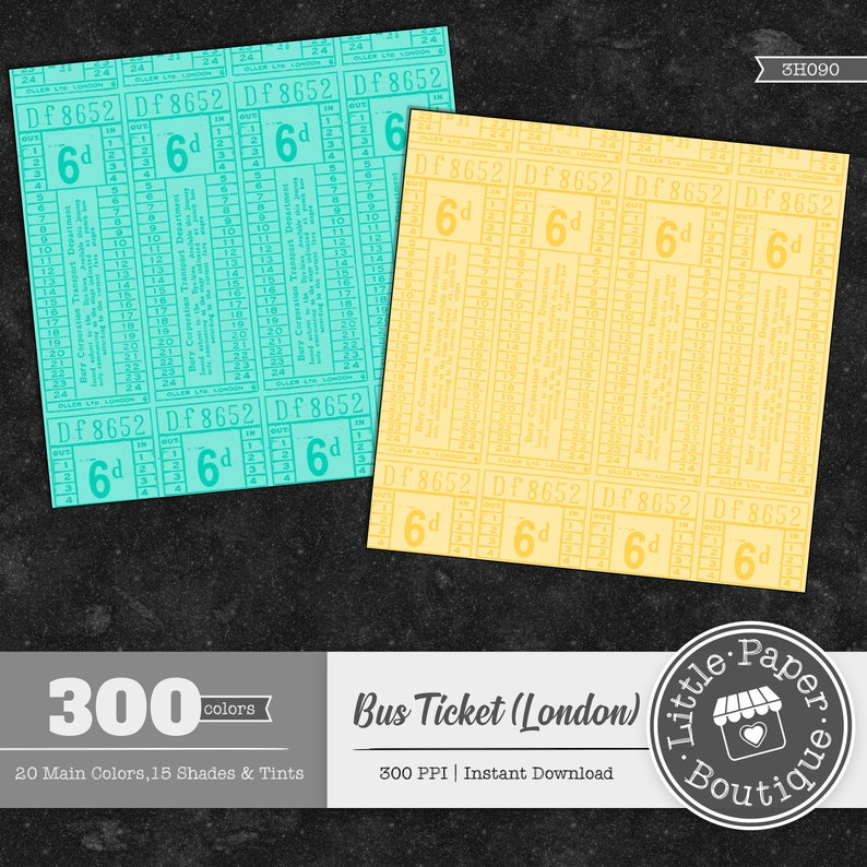 300 Bus Ticket Printable Ticket Rainbow Coupon Kids Activity | Etsy