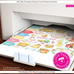 Pig Piglet Farmland Digital Paper and Clip Art, Farm Animal Digital ...