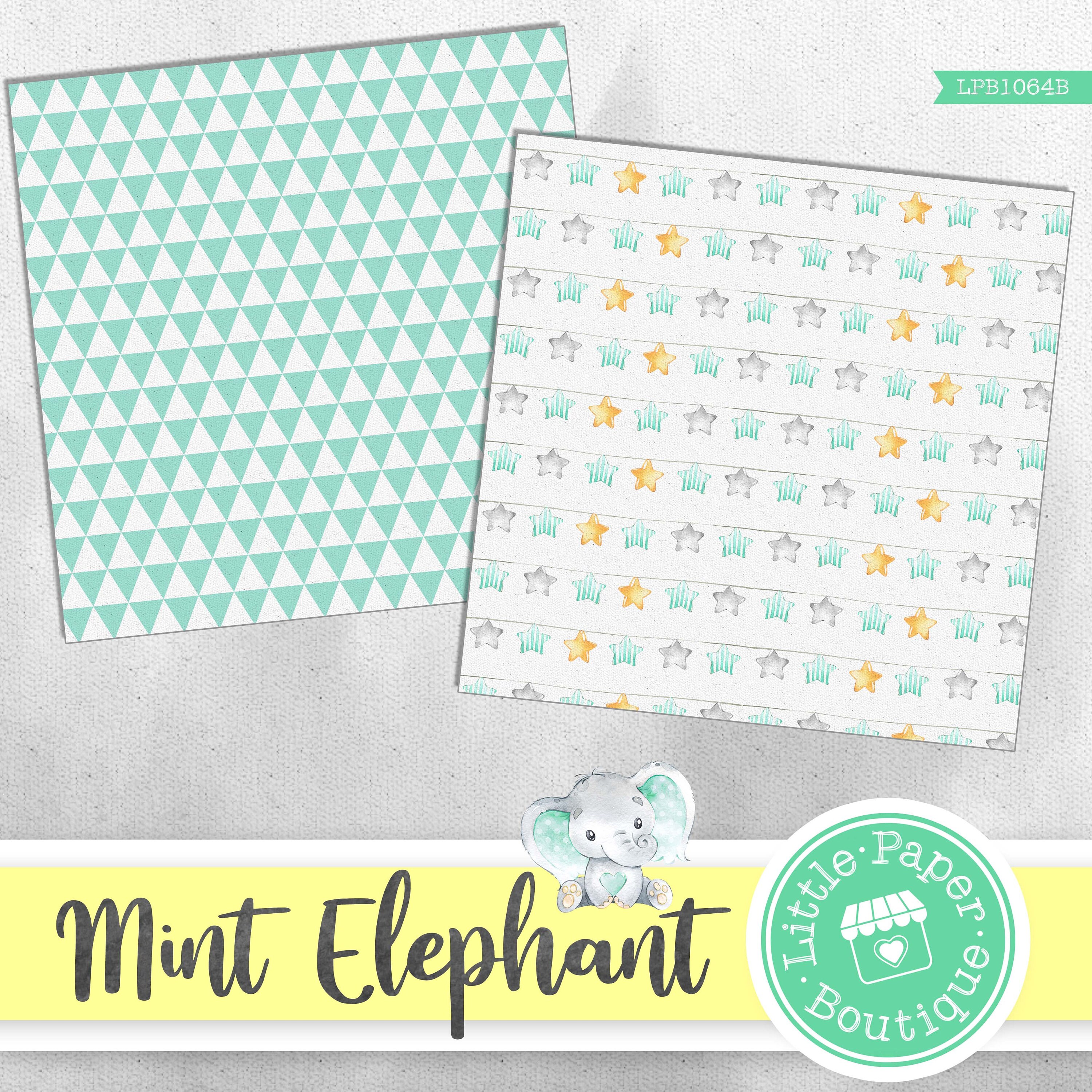 Elephant Digital Paper Baby Elephant Digital Paper Baby - Etsy
