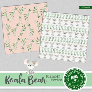 Koala Digital Paper, Koala Patterns, Design Your Own Birthday Party ...