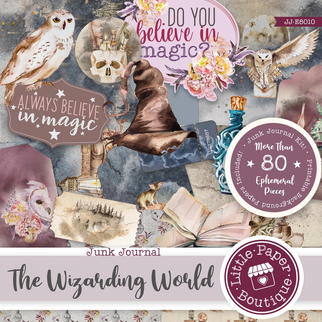 The Wizarding World Magical Junk Journal Kit (FULL KIT) With Scrapbook ...