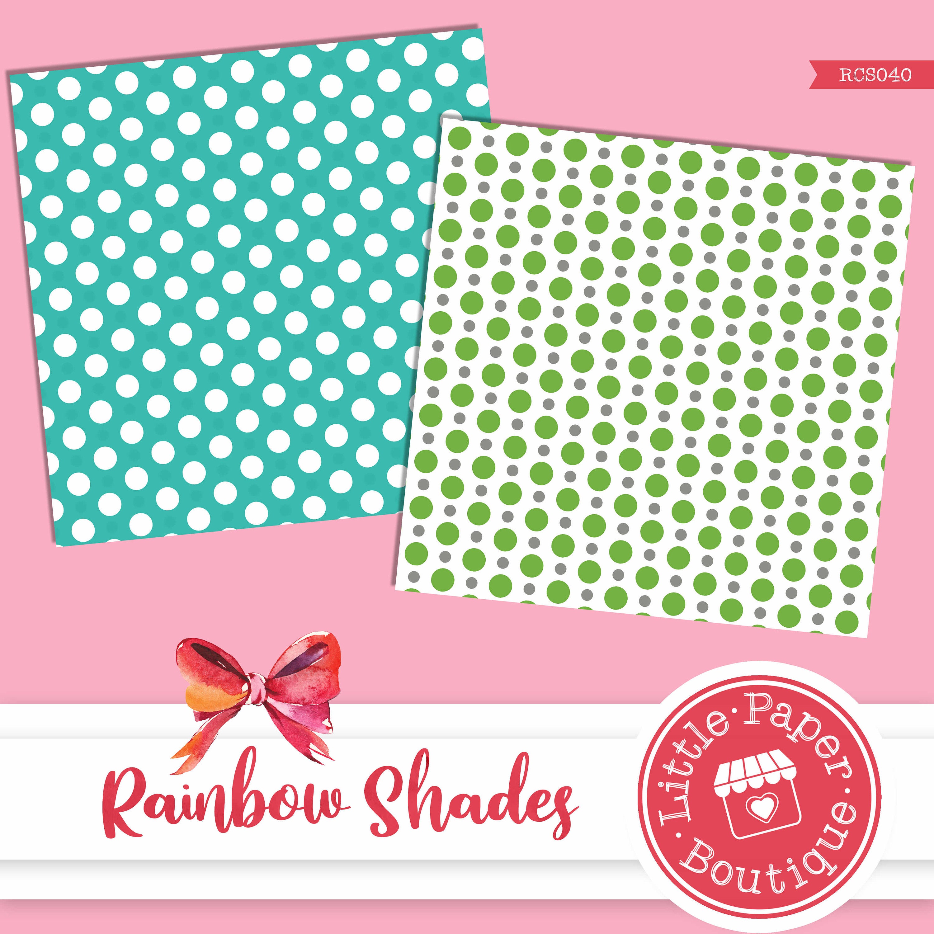 Bright Rainbow Digital Paper Set Rainbow Patterned Paper - Etsy