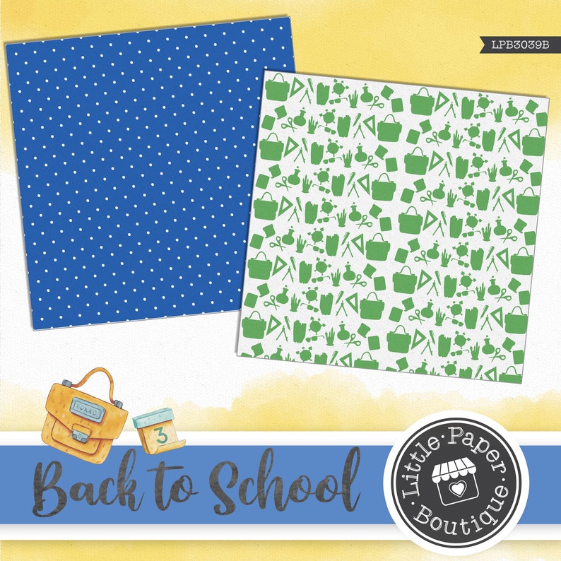 Watercolor School Clipart Back to School School Bus Backpack - Etsy