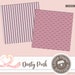 Cute Pink Digital Paper Set Rainbow Patterned Paper Polka - Etsy