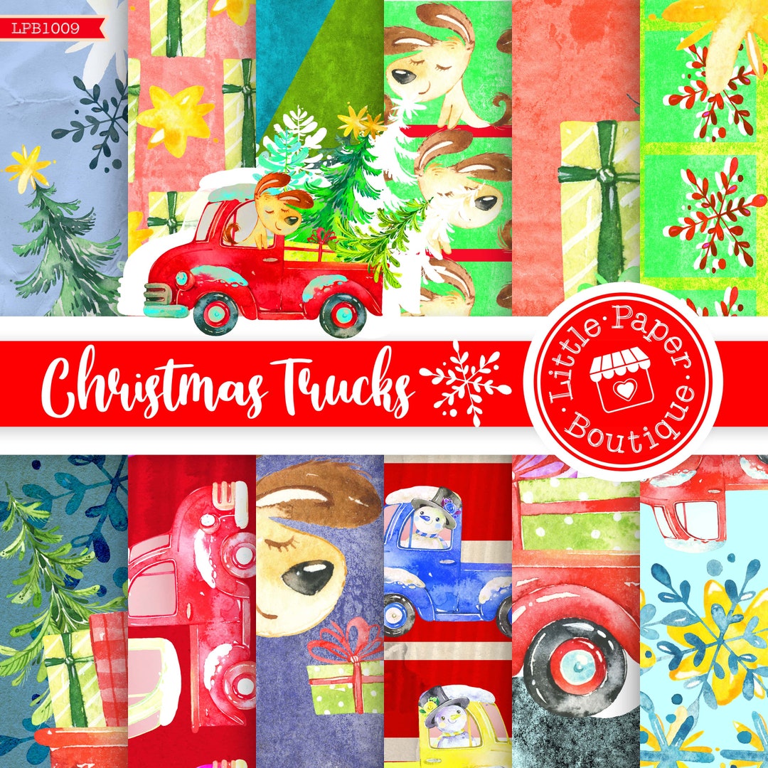 Christmas Digital Paper, Christmas Printable Paper, Christmas Digital ...