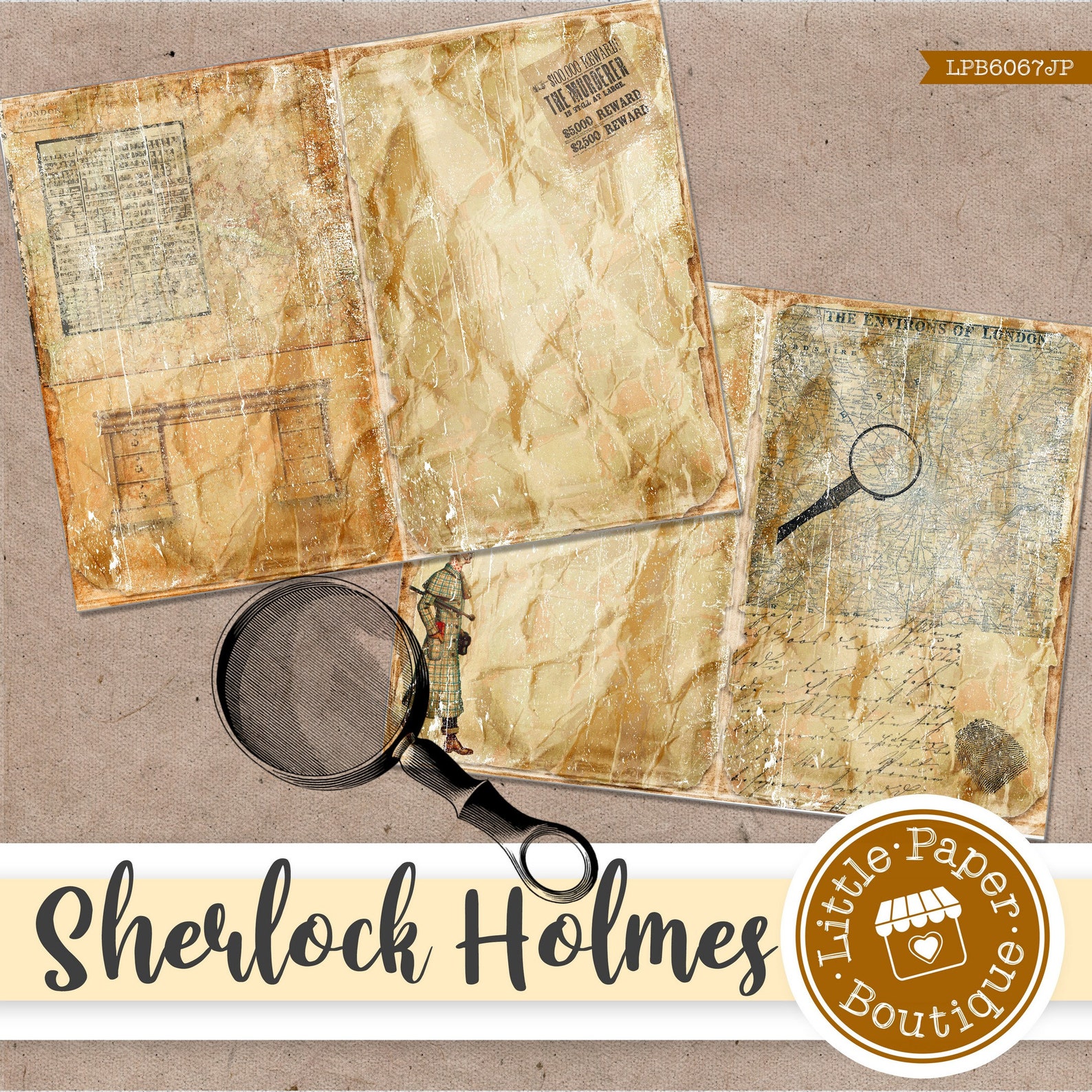 Sherlock Holmes Adventures Digital Fiction Detective - Etsy