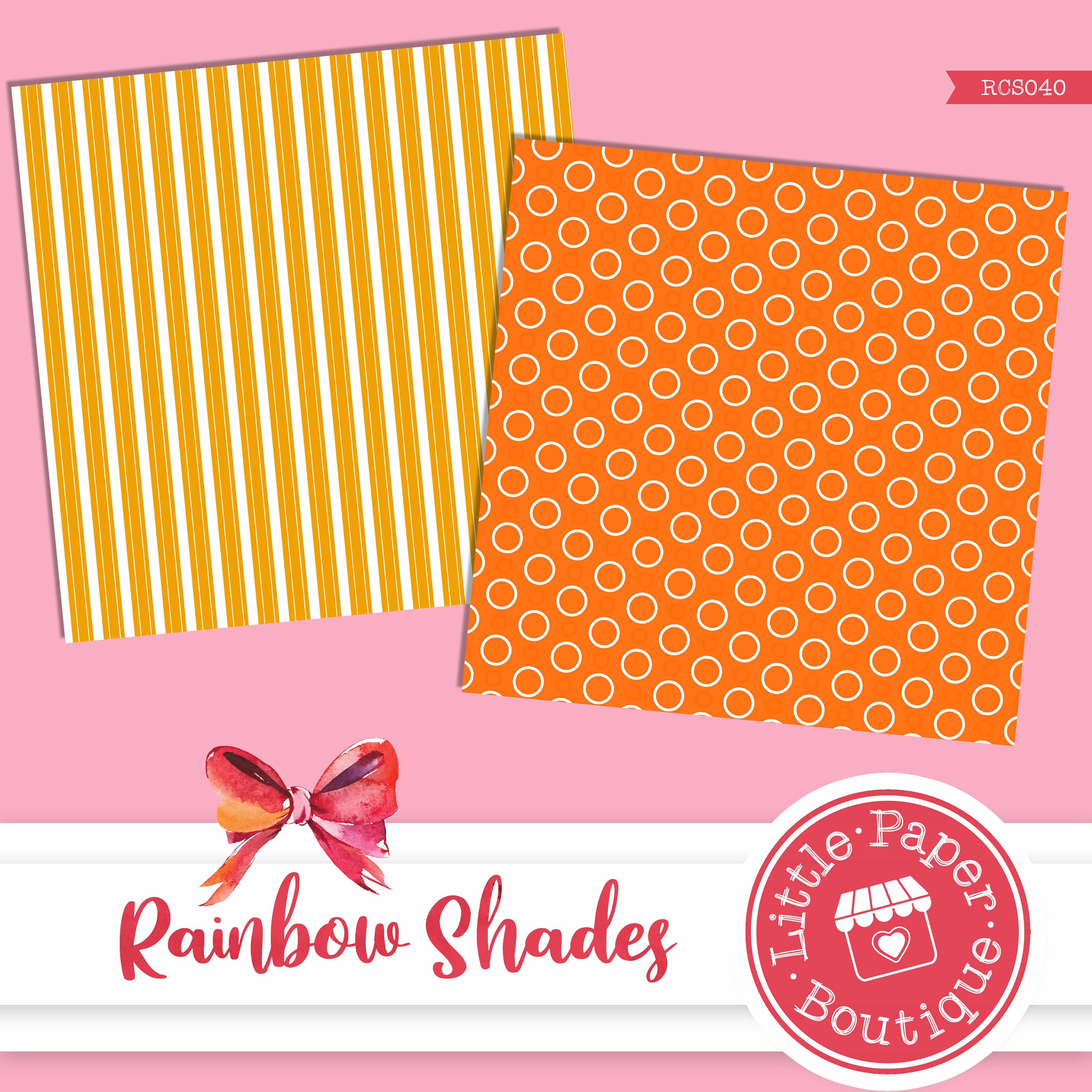 Bright Rainbow Digital Paper Set Rainbow Patterned Paper - Etsy