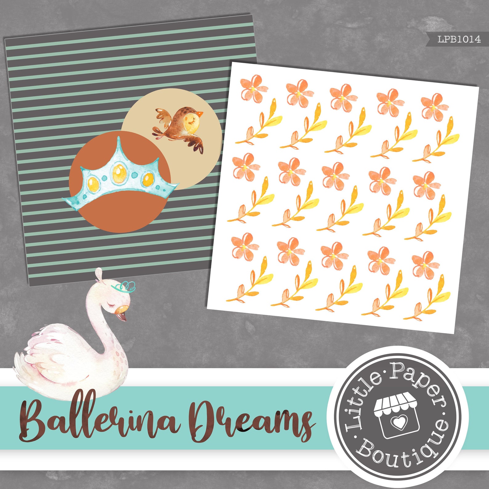 Ballerina Tutu Paper Digital Ballerina Paper Ballerina - Etsy