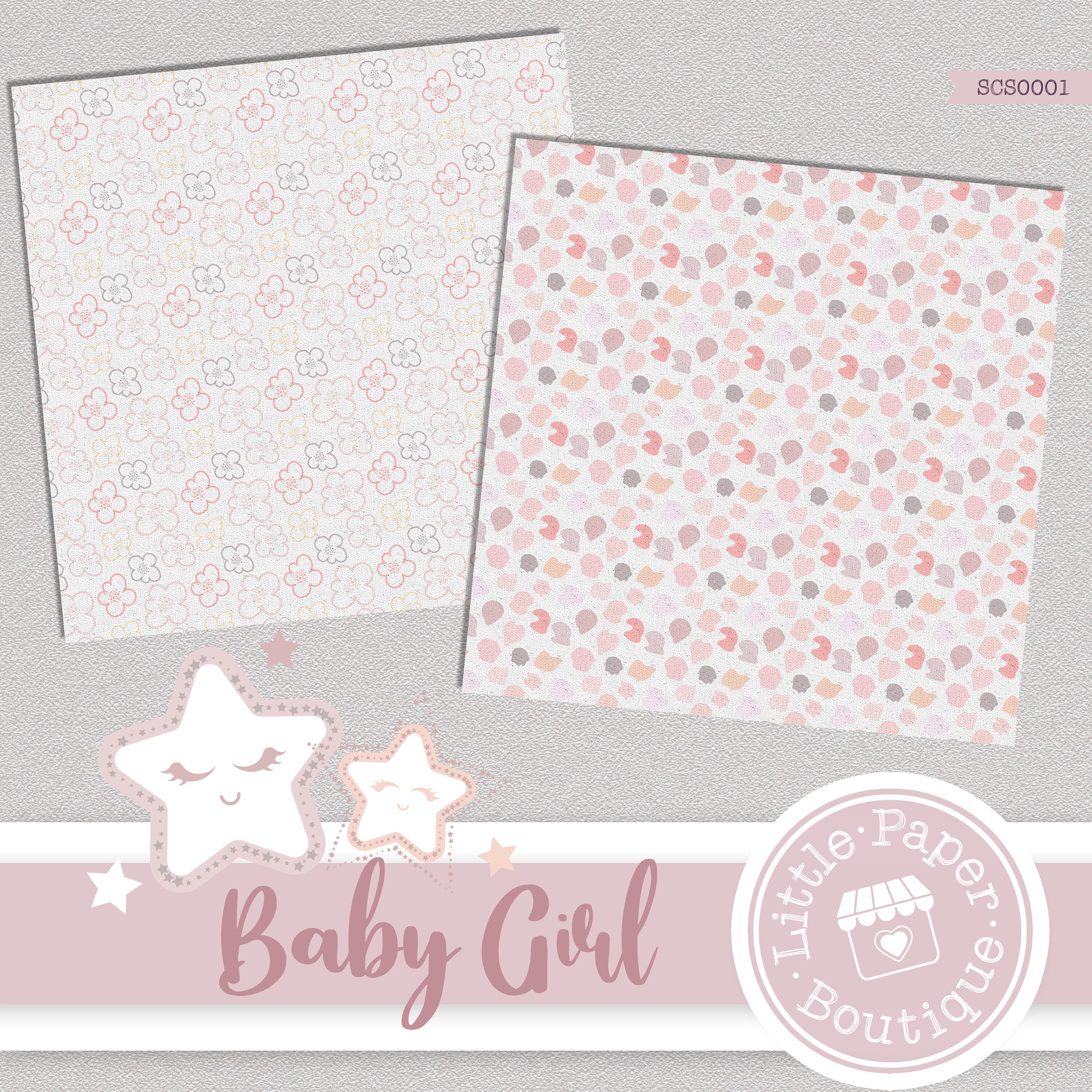 Nursery Digital Paper Baby Shower Digital Paper SEAMLESS - Etsy