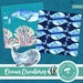 Sea Animals Digital Paper Setunder the Sea Digital Paper - Etsy