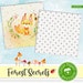 Forest Animals Digital Papers Foxes Digital Papers Digital - Etsy