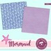 The Little Mermaid Digital Paper Princess Ariel Scrapbook - Etsy