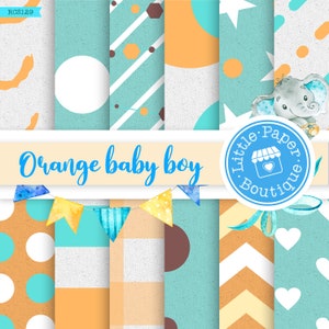 Seamless Teal Blue and Gray Digital Paper, Patterns, Scrapbook Papers ...
