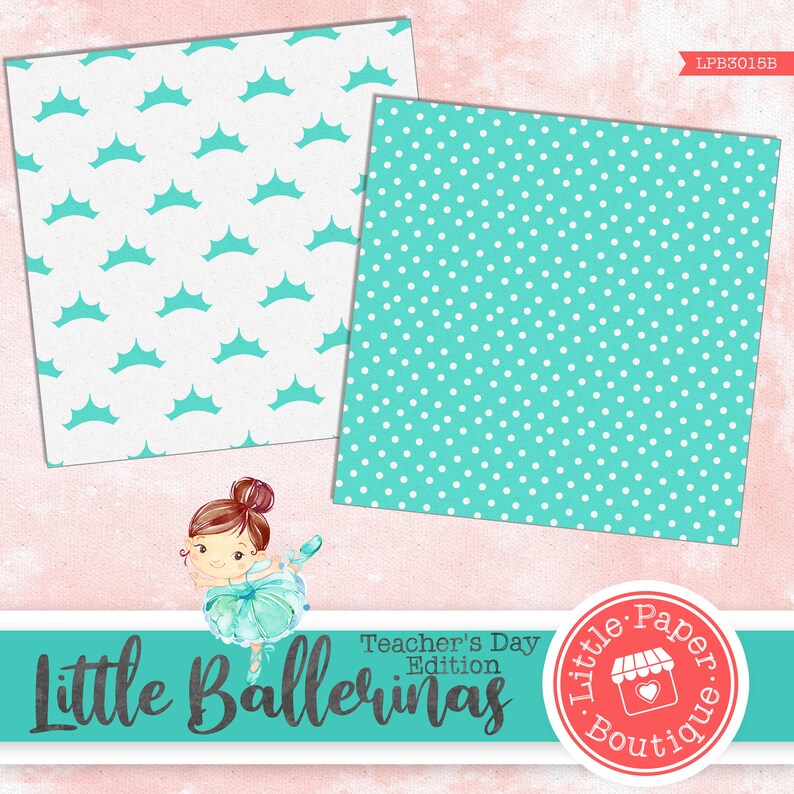 Ballet Digital Paper Ballerina Pattern Ballet Dancer - Etsy
