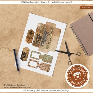 Vintage Europe France Digital Junk Journal Kit FULL KIT With Scrapbook Printable Papers, Tickets ...