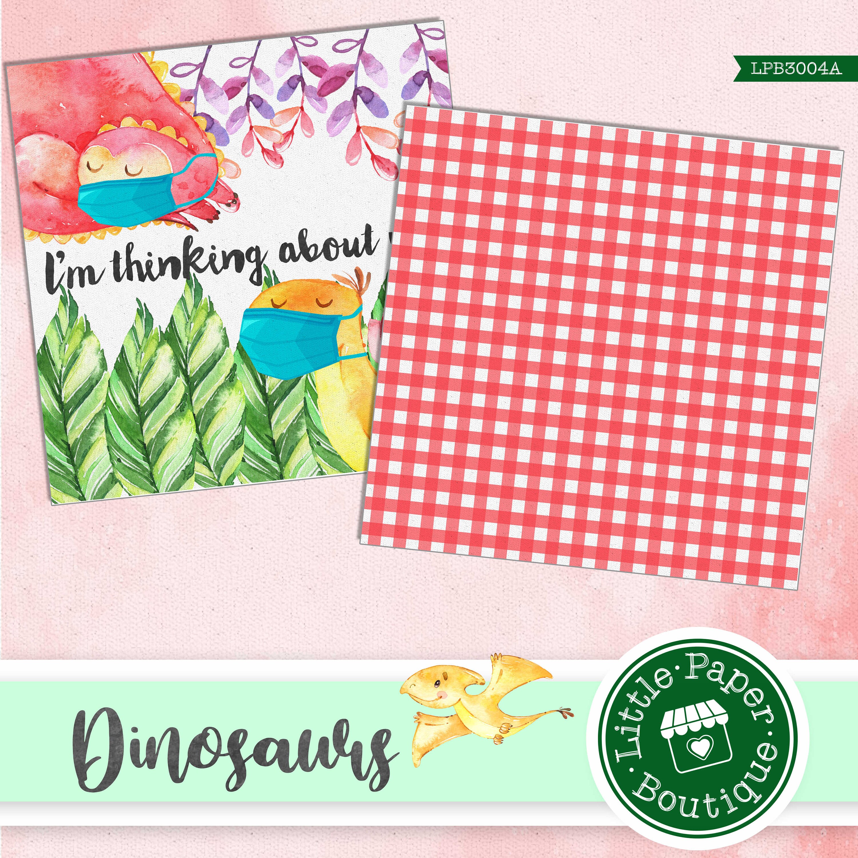 Quarantine Dinosaur Papers Stay Home Social Distancing Tags - Etsy