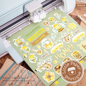 Honey Bee Paper Pack, Honey Bee, Digital Paper, Printable Paper ...