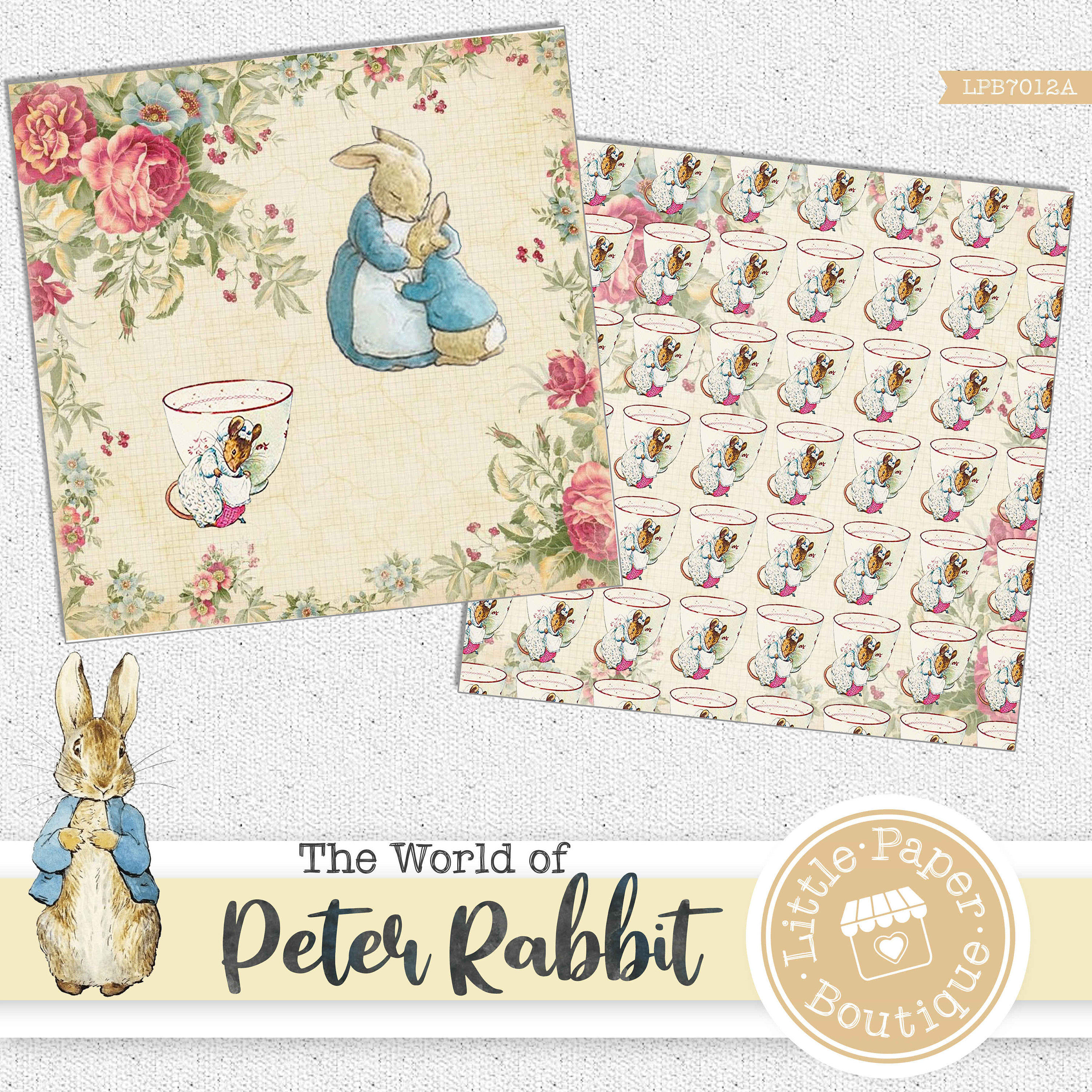 Peter Rabbit Paper Pack Beatrix Potter Digital Paper - Etsy