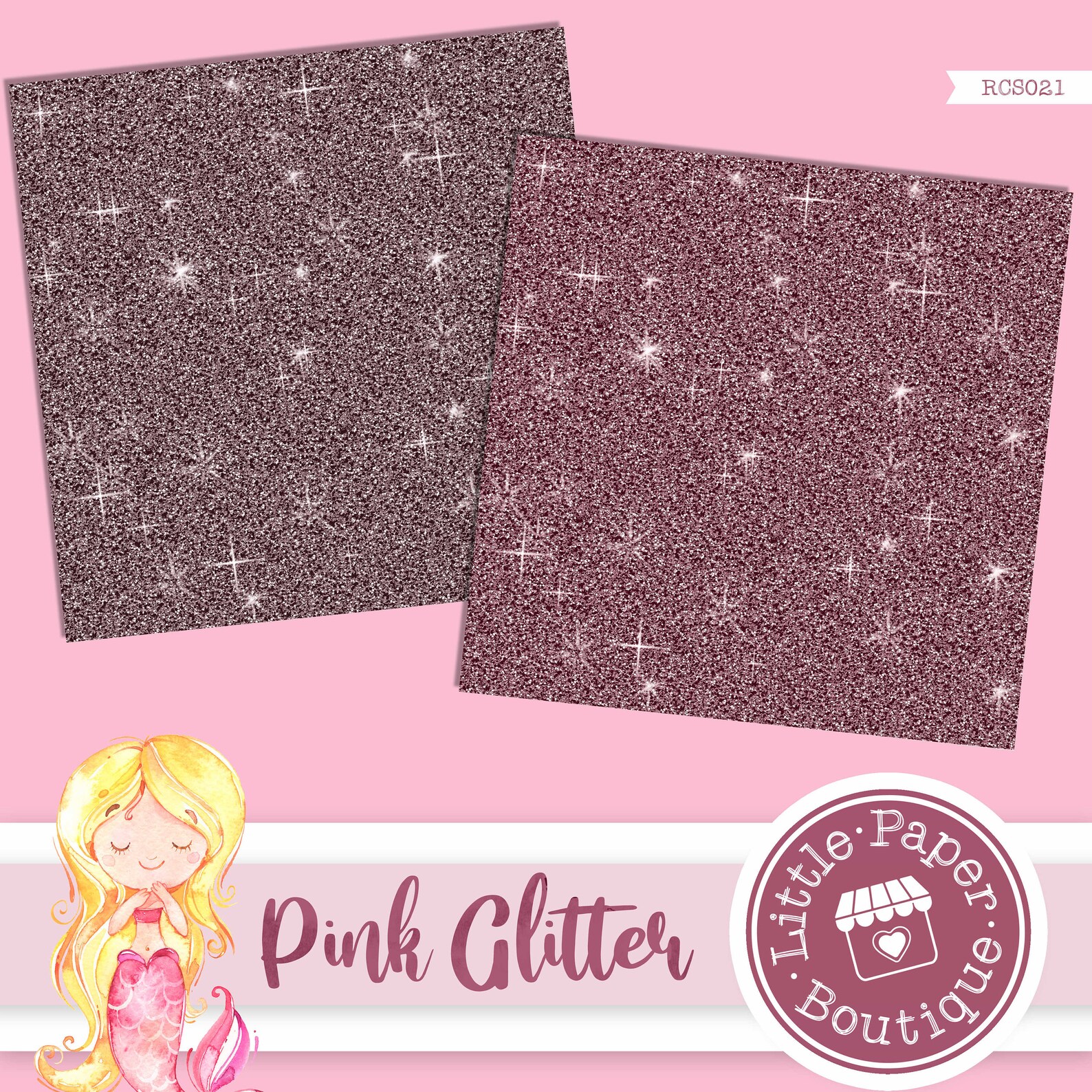 Pink Glitter Paper Digital Paper Hot Pink Glitter Texture - Etsy