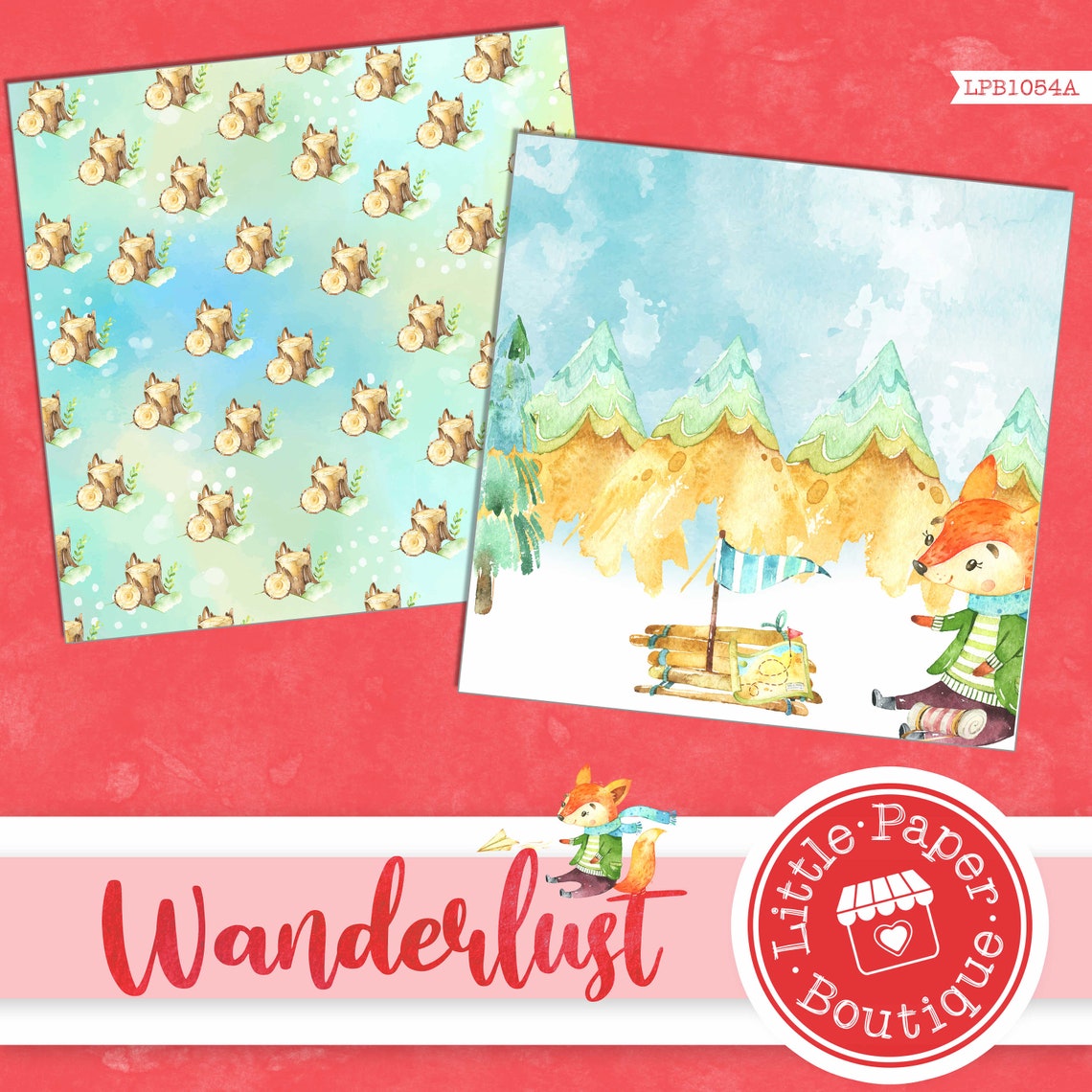 Hiking Digital Paper Camping Digital Woodland Pattern | Etsy