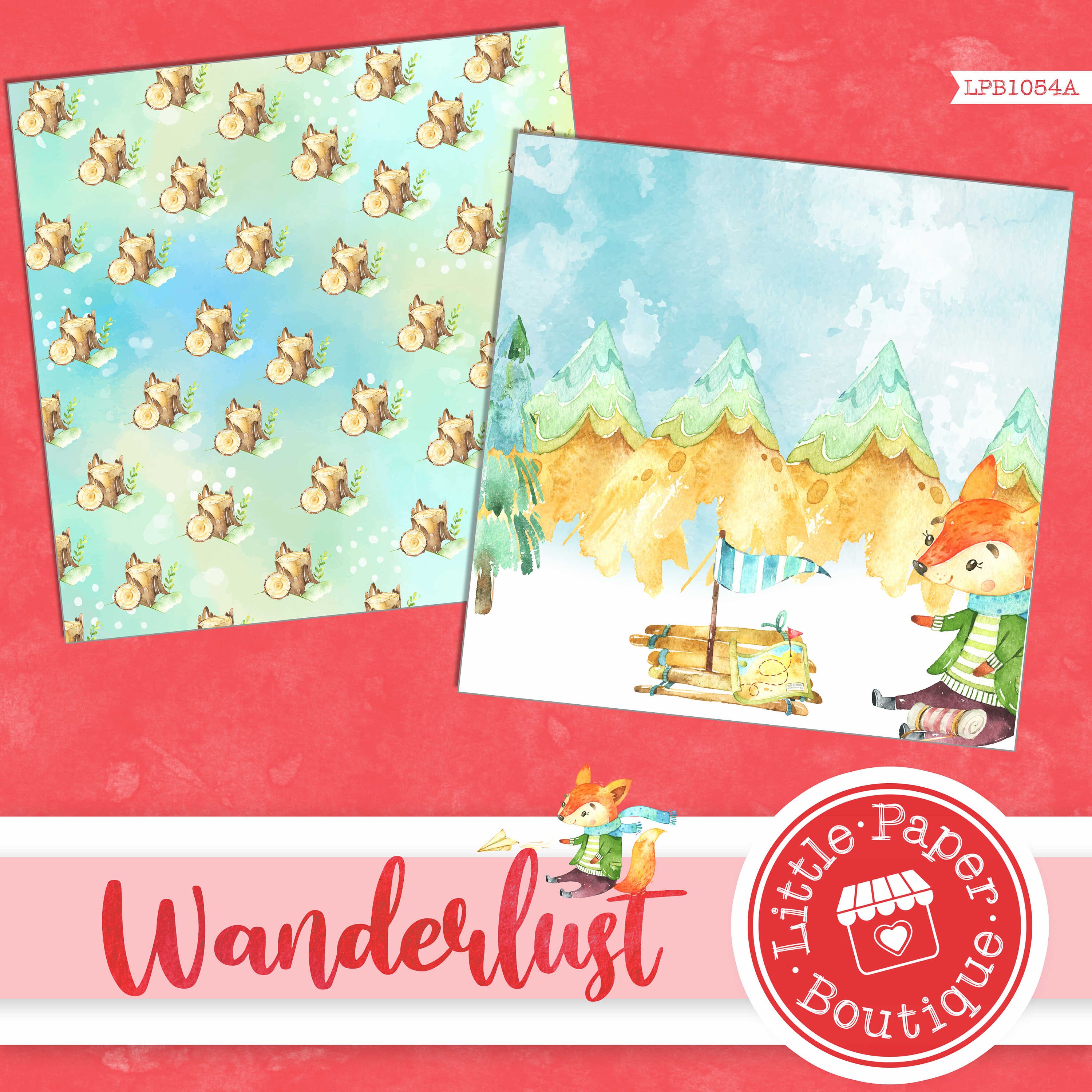 Hiking Digital Paper Camping Digital Woodland Pattern | Etsy