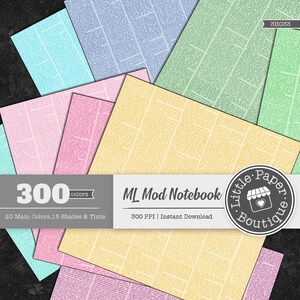 School Digital Papers, Handwriting Practice, Back to School, Lined ...