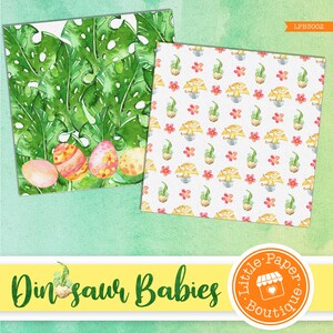 Dinosaur Digital Paper, Jurassic Scrapbook Papers, Dinosaurs Wallpaper ...