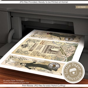 Vintage French Paris Digital Junk Journal Kit (FULL KIT) With Scrapbook ...