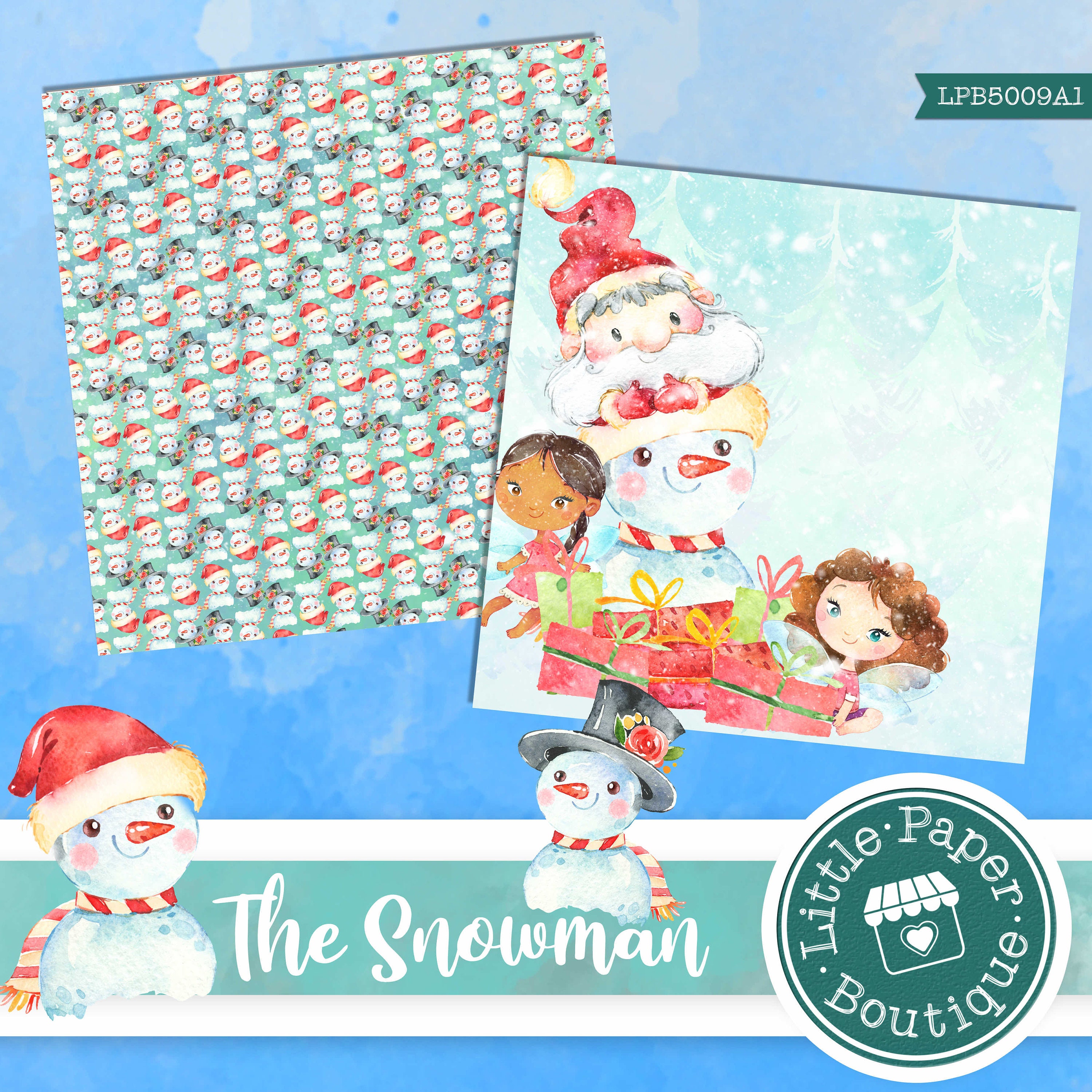 Christmas Digital Paper Red Green Paper Set Nordic - Etsy